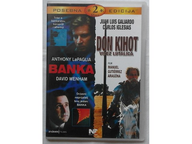 BANKA  /  DON  KIHOT  -  2 Filma  na  1  DVD-u