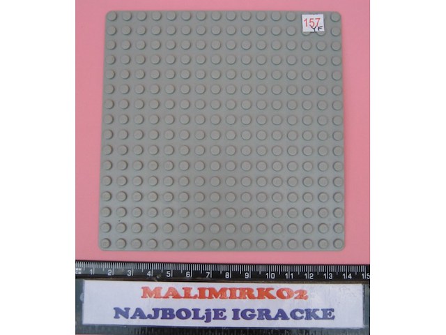 LEGO Osnovna ploca 16x16 siva    /T16-157YF/
