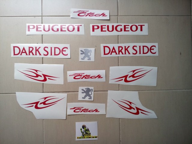 Nalepnice za motore Peugeot JetForce DarkSide