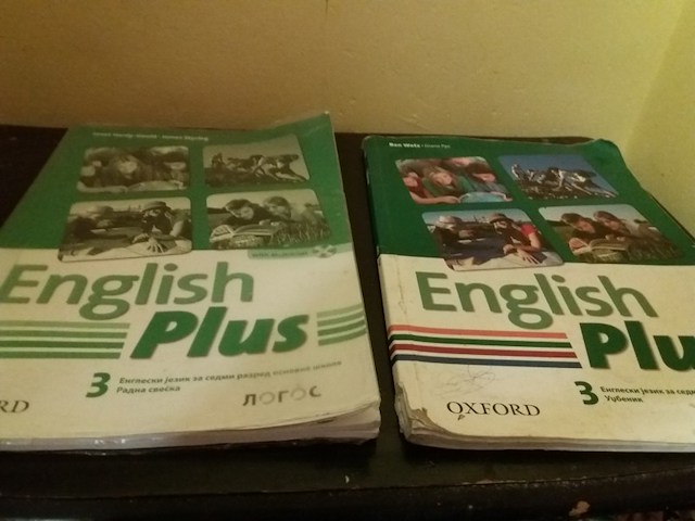 ENGLISH PLUS 3  udzbenik i radna sveska za 7 razred osn