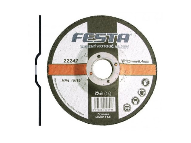 Brusna ploča za metal 230x6.4mm FESTA