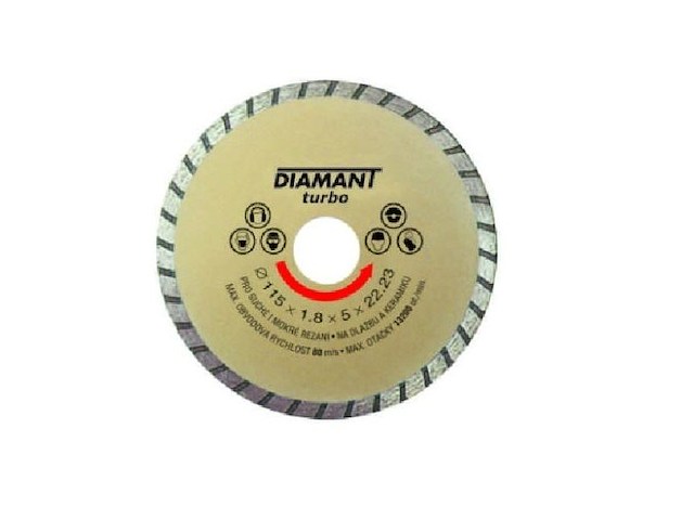 Rezna ploča dijamantska turbo  230 x 3.1 x 22.22mm LEVIOR