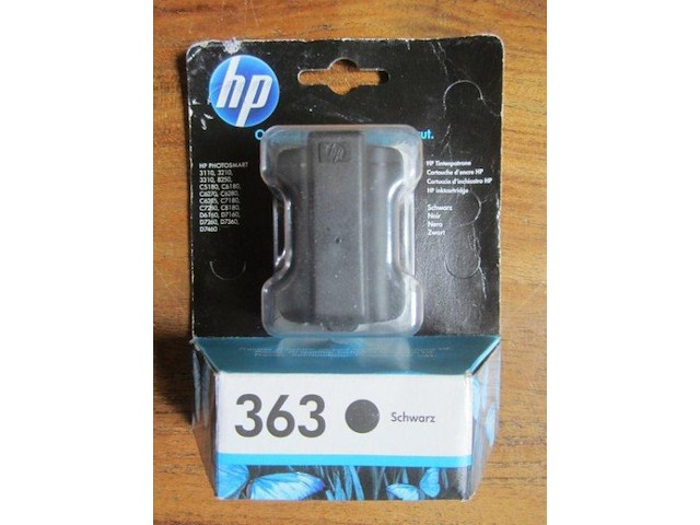 HP 363 Black kertridž - nekorišćen