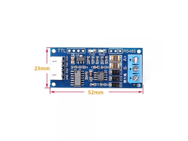 ♦ Adapter TTL na RS485 sa zastitom ♦