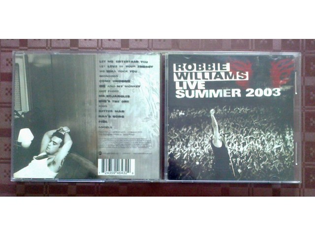 ROBBIE WILLIAMS - Live Summer 2003 (CD) Made in Holland