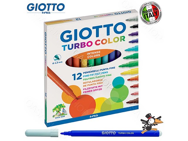 Flomasteri Fila Giotto 1/12 kom Art. 416000 - Novo