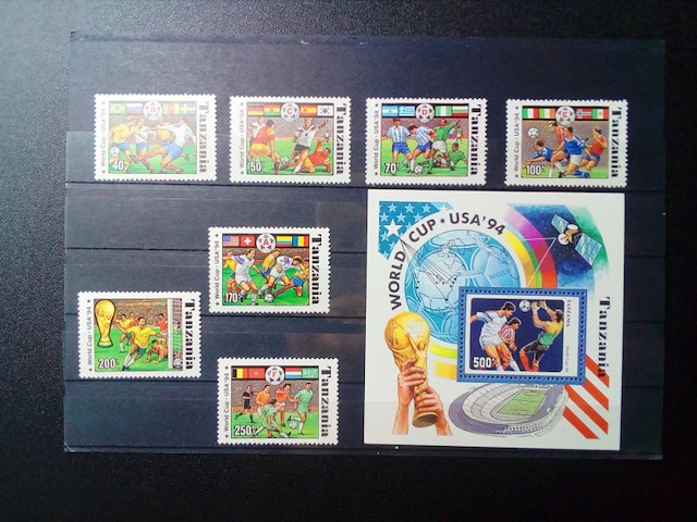 World Cup USA 1994 Ser + Blok Cisto**  (6421)