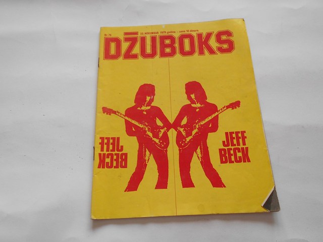 Džuboks br.76, 23.nov.1979,  Jeff Beck