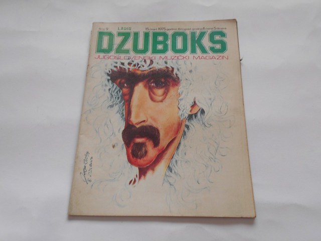 Džuboks br.9, 15.mart 1975. Frank Zappa,Tamla sound