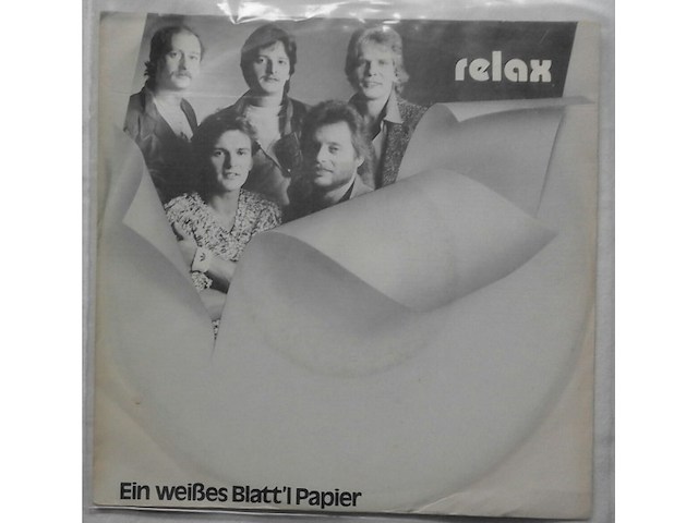 RELAX  -  EIN  WEIBES  BLATT` L  PAPIER