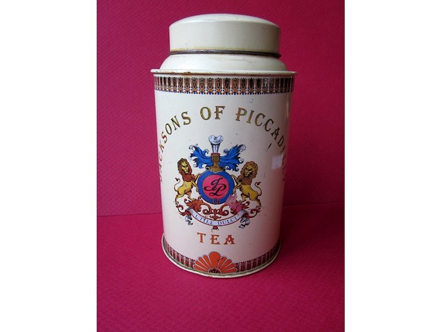 Jacksons of Piccadilly Tea stara limena kutija iz 70tih