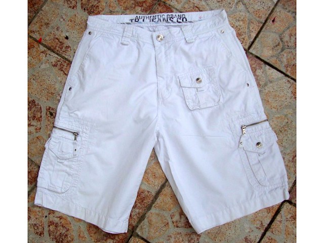 `TBJ JEANS CO.` BELE  BERMUDE vel. 32 - NOVO