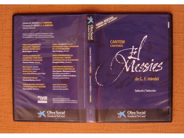 G.F.HANDEL - El Messies (DVD)