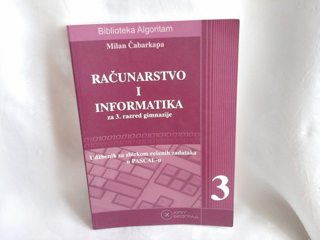 Računarstvo i informatika 3 treći gimnazije Čabarkapa