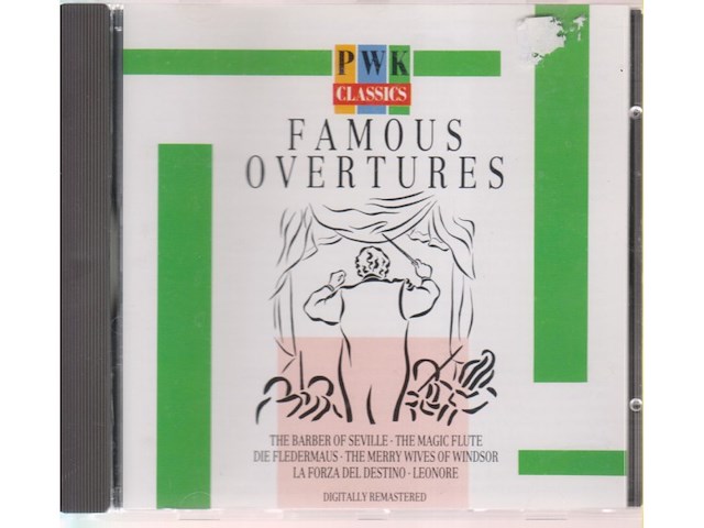 cd / FAMOUS OVERTURES - Rosini, Mozart, Straus, Verdi..