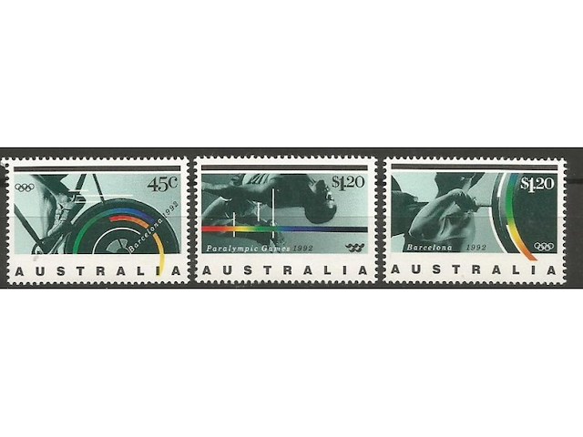 Australija,LOI-Barcelona `92 1992.,čisto