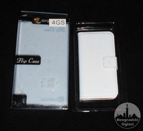 Iphone 4,4S flip case,kozna futrola