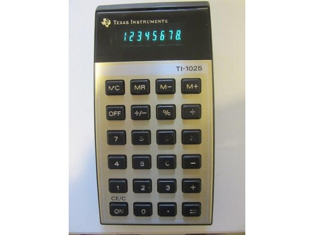 Texas Instruments TI-1025 stari kalkulator