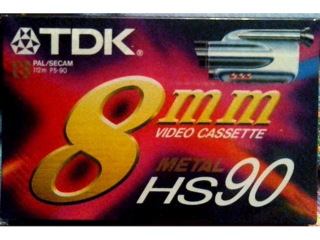 Video kaseta 8 mm TDK METAL HS 90
