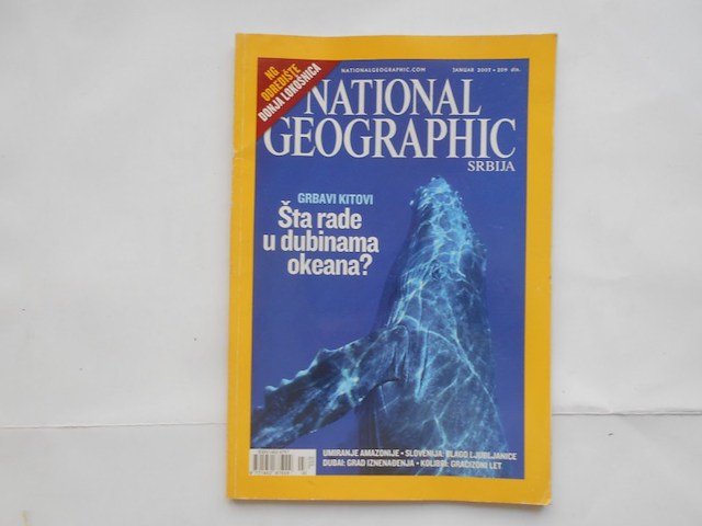 National geographic Srbija br. 3  januar  2007