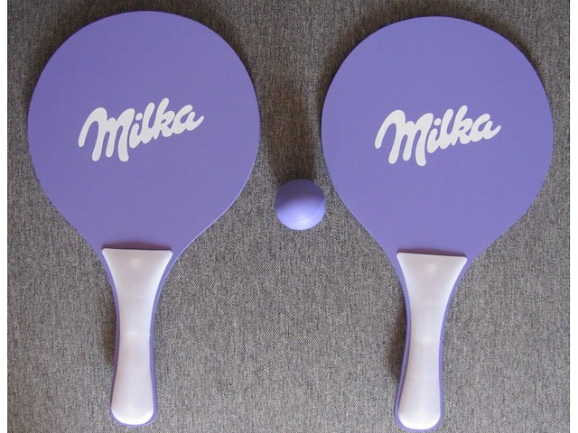 Reketi za tenis na plaži- Milka