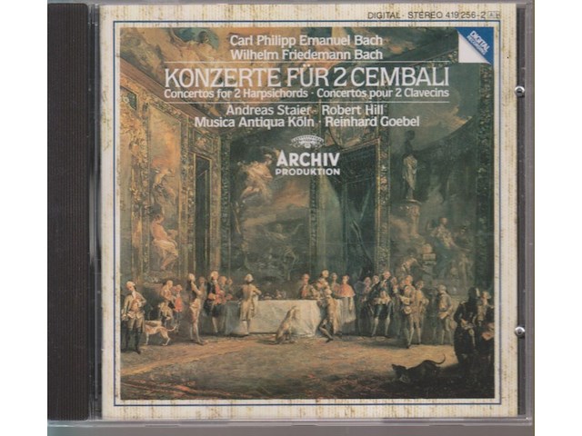 cd / KONZERTE FUR 2 CEMBALI - Bach