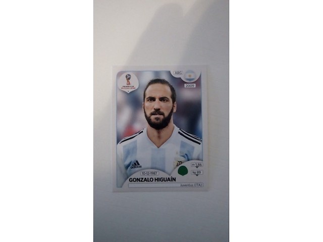 Panini FIFA 2018 Russia sličica broj 279