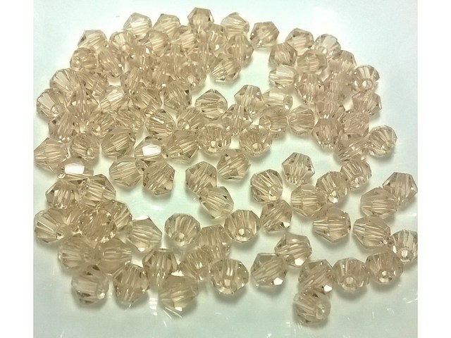 (A239) Kristali Bicone Zuckasta boja 4mm