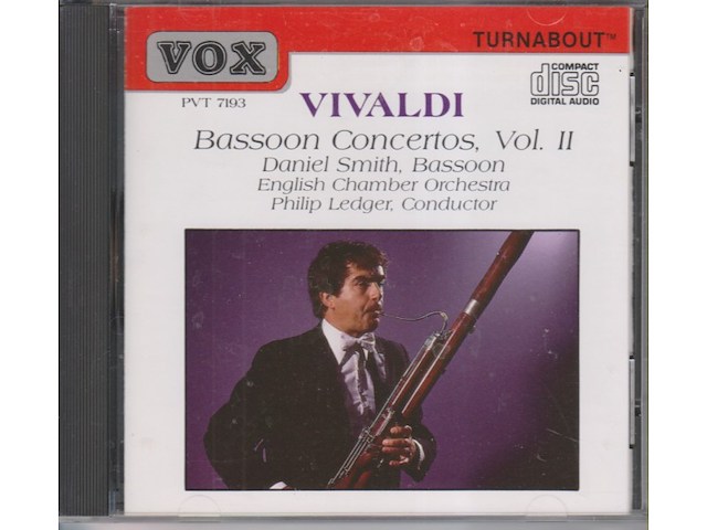 cd / VIVALDI - BASSOON CONCERTOS , VOL. II