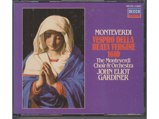 cd / MONTEVERDI VESPRO DELLA BEATA VERGINE 1610 + 2 CD