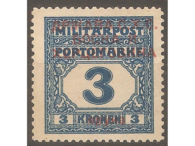 1918 - Porto 3 krune MNH