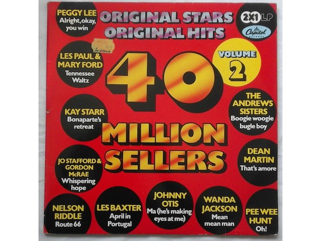 VARIOUS  -  2 LP 40 MILLION  SELLERS  Vol.  2