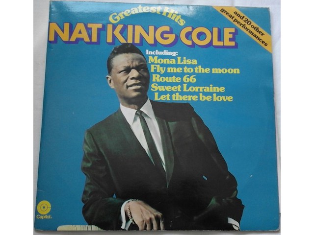 NAT  KING  COLE  -  2LP GREATEST  HITS