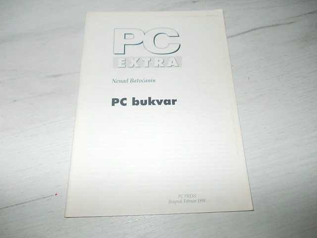 PC extra Nenad Batočanin - PC bukvar