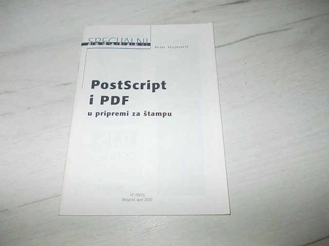 Specijalni dodatak Bojan Stojanović - PostScript i PDF