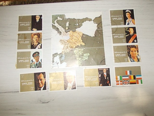 Poštanske marke  Ajman State(serija) - 16 komada