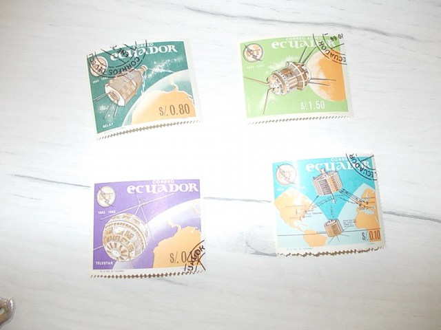 Poštanske marke Ecuador - 4 komada