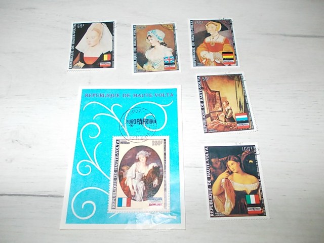Poštanske marke Republique De Haute-Volta(serija) 6 kom
