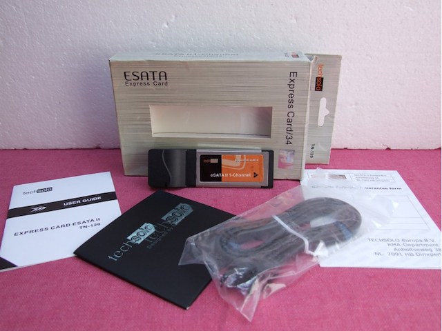 TechSolo ExpressCard/34 na eSATA adapter FULL+GARANCIJA