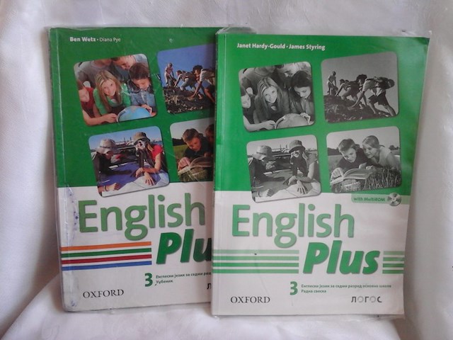 English plus 3 udžbenik i radna Logos sedmi Ben Wetz