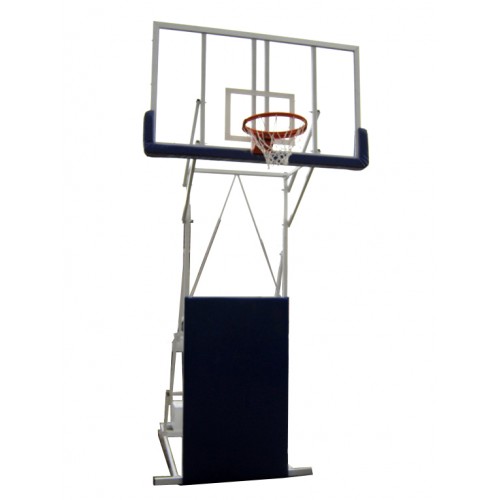 Mobilna košarkaška konstrukcija Olimp sa pleksiglas tablom 1800x1050 i zglobnim obručem
