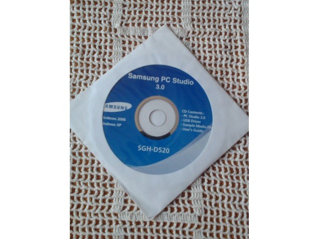 CD ROM SAMSUNG PC STUDIO SGH-D520