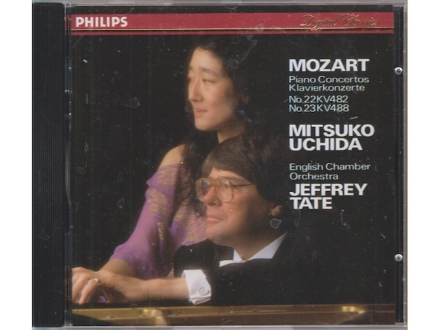 cd / MOZART - MITSUKO UCHIDA + JEFFREY TATE piano