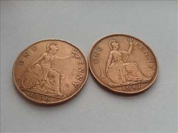 3 kovanice , velike britanije , penny