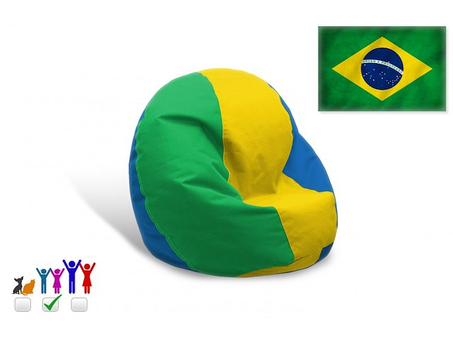 Lazy Bag ( ZA DECU 75cm ) Šoteks - Brazil