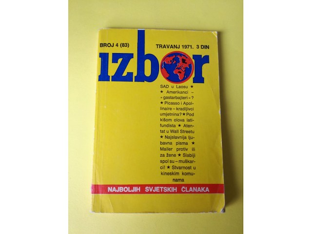 IZBOR BROJ 4 - 1973 GODINA