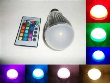 LED sijalica u boji sa daljinskim - novo