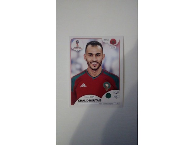 Panini FIFA 2018 Russia sličica broj 156