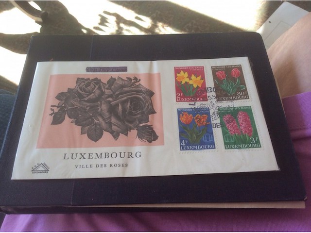 First day cover cvece Luksemburg