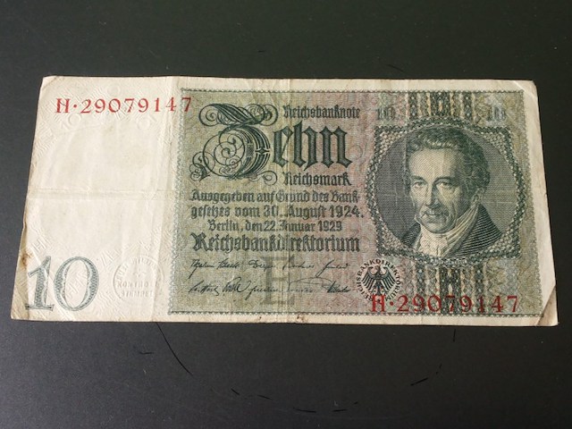 10 maraka Reichmark berlin 1929